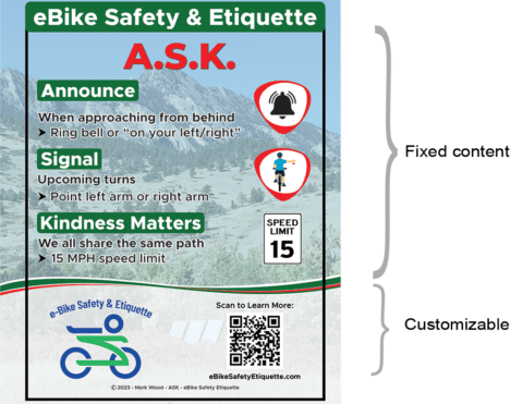 Interactive Safety Signs - e-Bike Safety Advocates